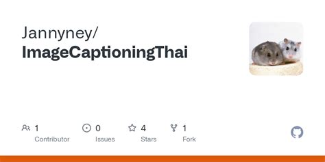 GitHub Jannyney ImageCaptioningThai