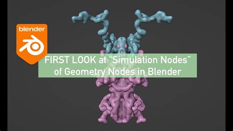 LIVENODING / Basic Simulation Nodes Geometry Nodes Experimental - YouTube