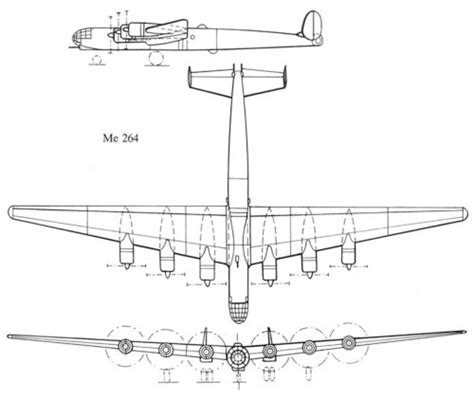 Messerschmitt Me 264 Variants And Projects Page 2 Secret Projects Forum