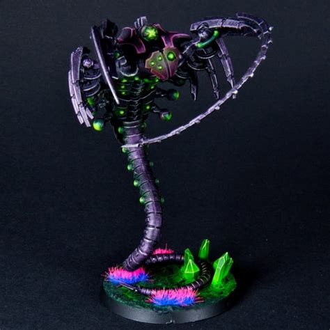 Finished My First Canoptek Wraith Pretty Happy With The Pink Purple And Green Combination Candc