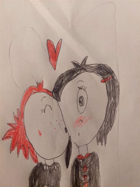 Ruby Gloom Kisses Iris By Gruntildatheboss250 On Deviantart