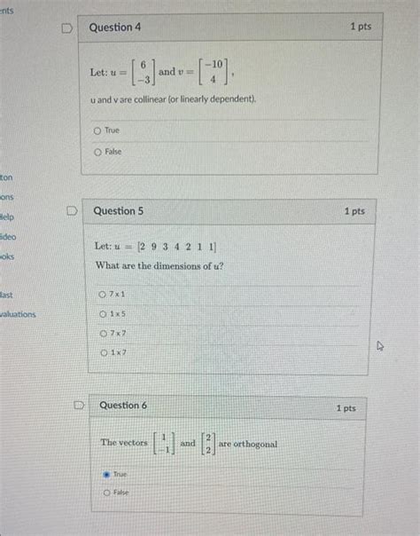Solved Let U 63 And V 104 U And V Are Collinear Or Chegg Com