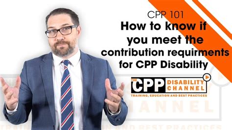 Cpp Disability Minimum Qualifying Period Explained Video Resolute