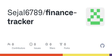Github Sejal6789finance Tracker