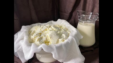 Домашний творог из магазинного и фермерского молока, очень вкусный ...