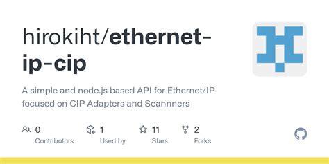 github hirokiht ethernet ip cip a simple and node js based api for