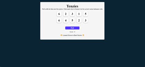 GitHub Abhiram React Tenzies React Application