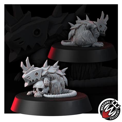 3d Printable Chaos Rat Mutants By Wargame Exclusive