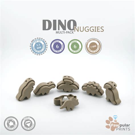 Dino Nuggies 🦖🦕🍗 Pawpular Prints Model Directory