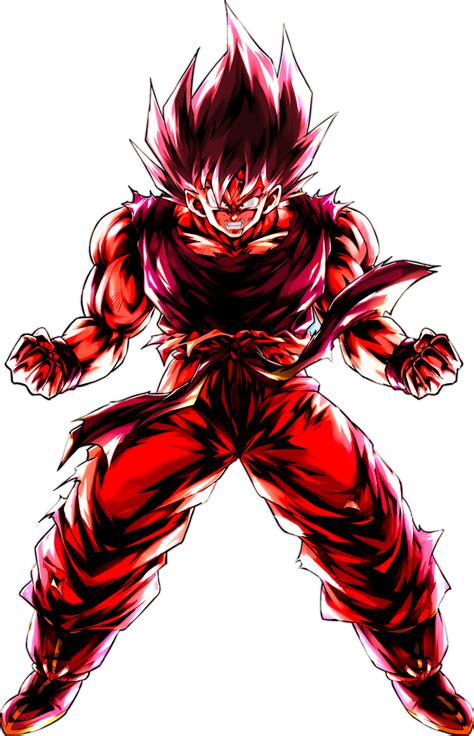 Kaioken Son Goku Render By Zanninrenders On Deviantart