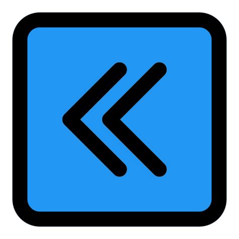 Rewind Button Pixel Perfect Lineal Color Icon