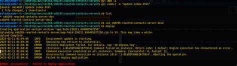 Elastic Beanstalk Eb Deploy Backend Development The Freecodecamp Forum