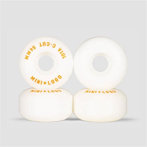 Mini Logo C Cut 2 101a Skateboard Wheels White 54mm