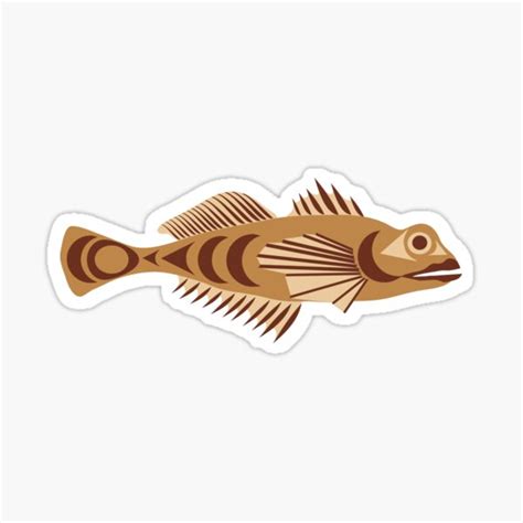 Tidepool Sculpin Sticker By Ceciken Redbubble