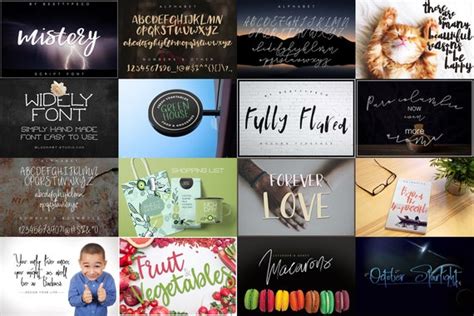 Font Bundle Retro Font Calligraphy Font Vintage Font Logo Etsy