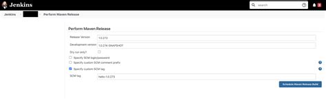 pushing artifacts to the nexus using jenkins maven release plugin