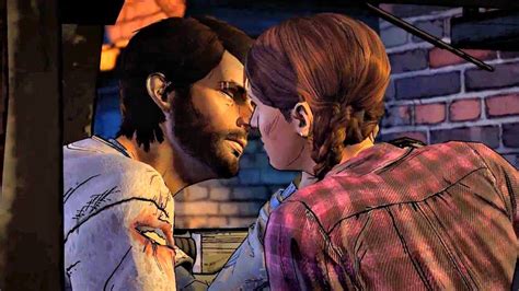 Kate Makes A Love Confession To Javier Walking Dead Telltale Games