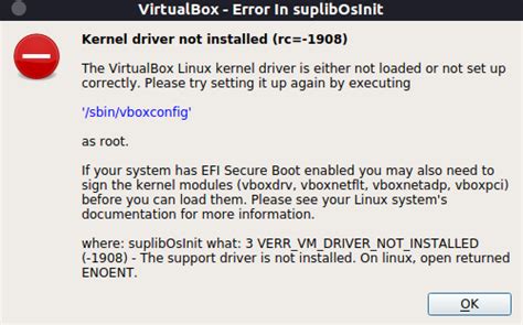 [open] virtualbox error after kernel update r linuxquestions