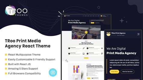 Troo Printing React Js Theme Troothemes