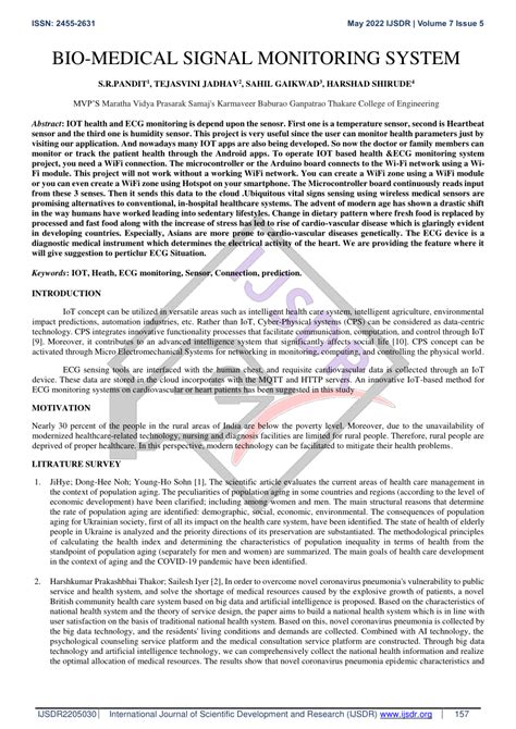 Pdf Bio Medical Signal Monitoring System