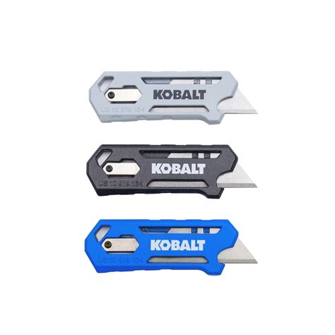Kobalt Multiple Colorsfinishes 3pk Mini Rapid Aluminum 34 In 3 Blade
