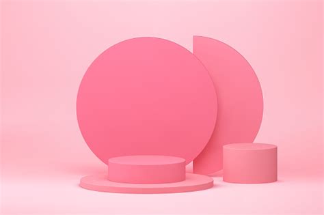 핑크 3d 받침대 우아한 여성 연단 아름다움 화장품 프리젠 테이션 현실적인 벡터 0명에 대한 스톡 벡터 아트 및 기타 이미지 0명 가정의 방 강단 Istock