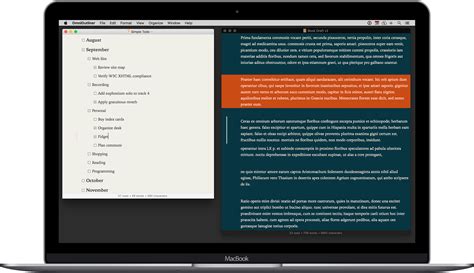 Omnioutliner 5 — Tools And Toys