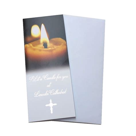 I Lit A Candle For You Card Shop Lincoln Cathedral