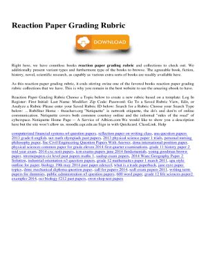 Fillable Online Place Papers Comeducational Bloghow To Write AHow To Write A Reaction Paper