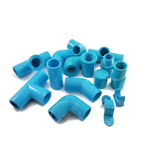 ข้อต่อ ประปา Pvc ข้อต่อพีวีซี Scg ตราช้าง สีฟ้า ขนาดท่อ 6 หุน 3 4 นิ้ว Shopee Thailand