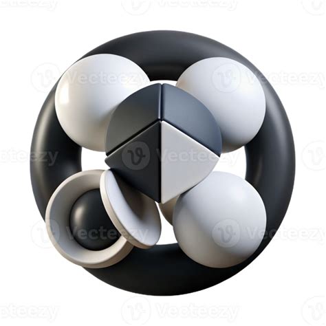 Beautiful Abstract A Dynamic Composition Of Overlapping Cir 4k 57581973 Png