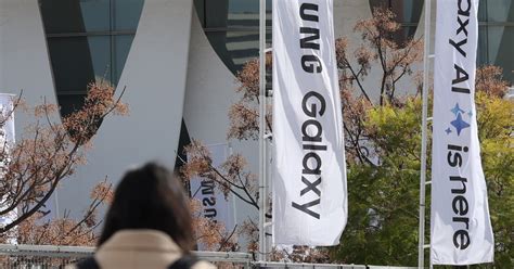 [mwc2024] Mwc 전시장에 설치된 삼성 현수막