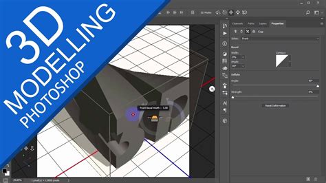 photoshop 3d modelling beginner tutorial part 1 photoshop tutorial