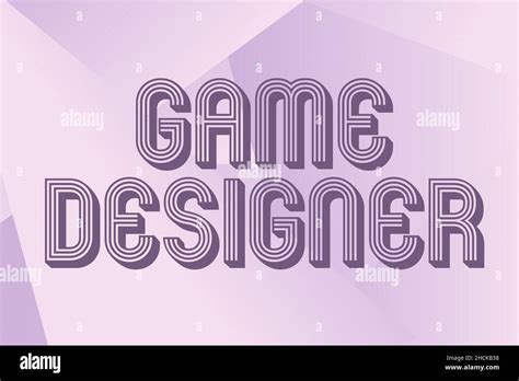 Text Sign Showing Game Designer Business Showcase Campaigner Pixel Scripting Programmers
