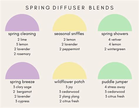 Spring Diffuser Blends Etsy