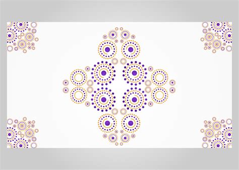 Abstract Orange And Purple Circle Pattern Background Vector Art At Vecteezy