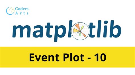 Create Event Plot Using Matplotlib In Python 10 Matplotlib Tutorial