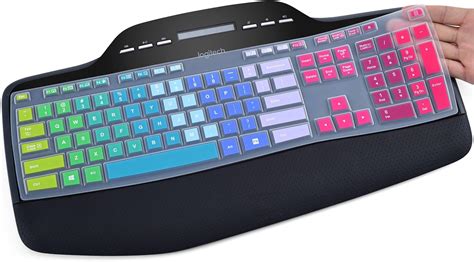 Colorful Keyboard Cover For Logitech Wireless Desktop Mk710