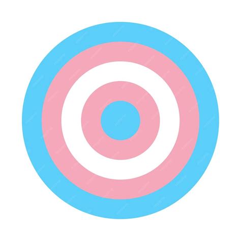 Premium Vector Transgender Pride Flag In Shape Trans Pride Flag