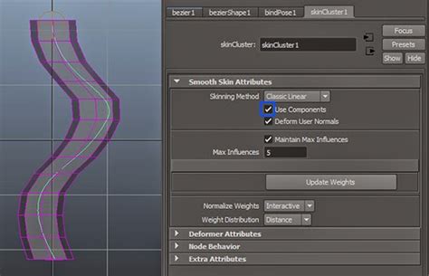 TIPS CG MAYA Skin With A Curve