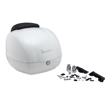 Top Case Piaggio Cm273378 C 36 Liter White Innocente Br Back Rest