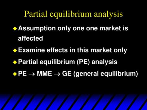 Ppt Partial Equilibrium B C A Powerpoint Presentation Free