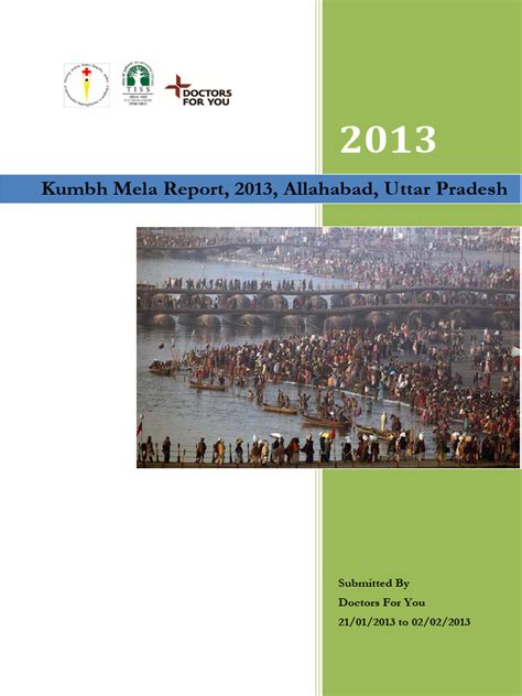 Kumbh Mela Final Report 2013 Pdf Medicine