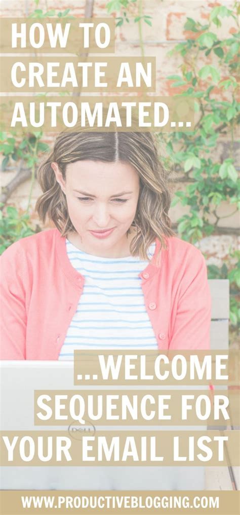 how to create an automated welcome sequence for your email list email