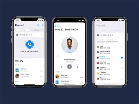 Call Recording IOS App Design By Vladchai On Dribbble