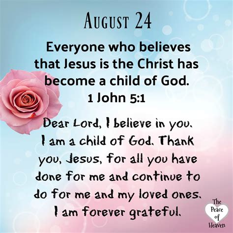 August 24 The Peace Of Heaven