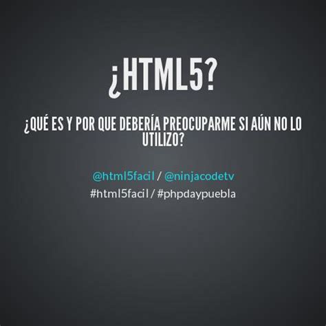 Que Es Html5