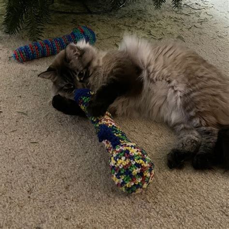 catnip bong kicker catnip crochet crochet cat kicker crocheted cat