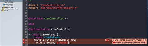 Ios I Created A Framework Using Xcode6 But Cant Able To Access It