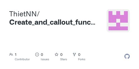 Github Thietnncreateandcalloutfunction